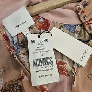 cinq a sept | Dresses | Nwt Cinq A Sept Jamie Floral Georgette Dress ...